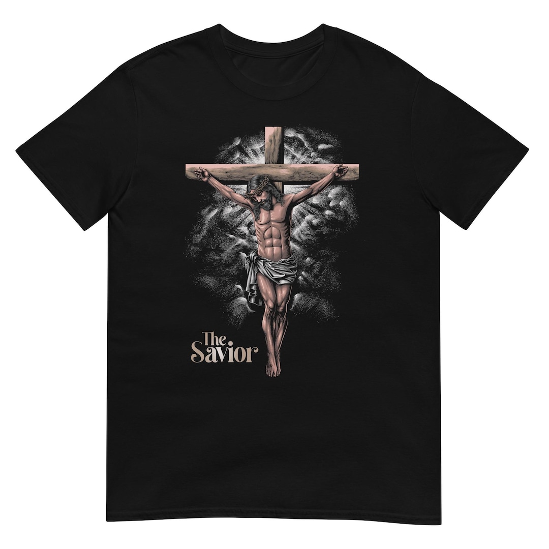 Jesus Christ Crucifixion T-shirt: Christian Faith Design - Etsy