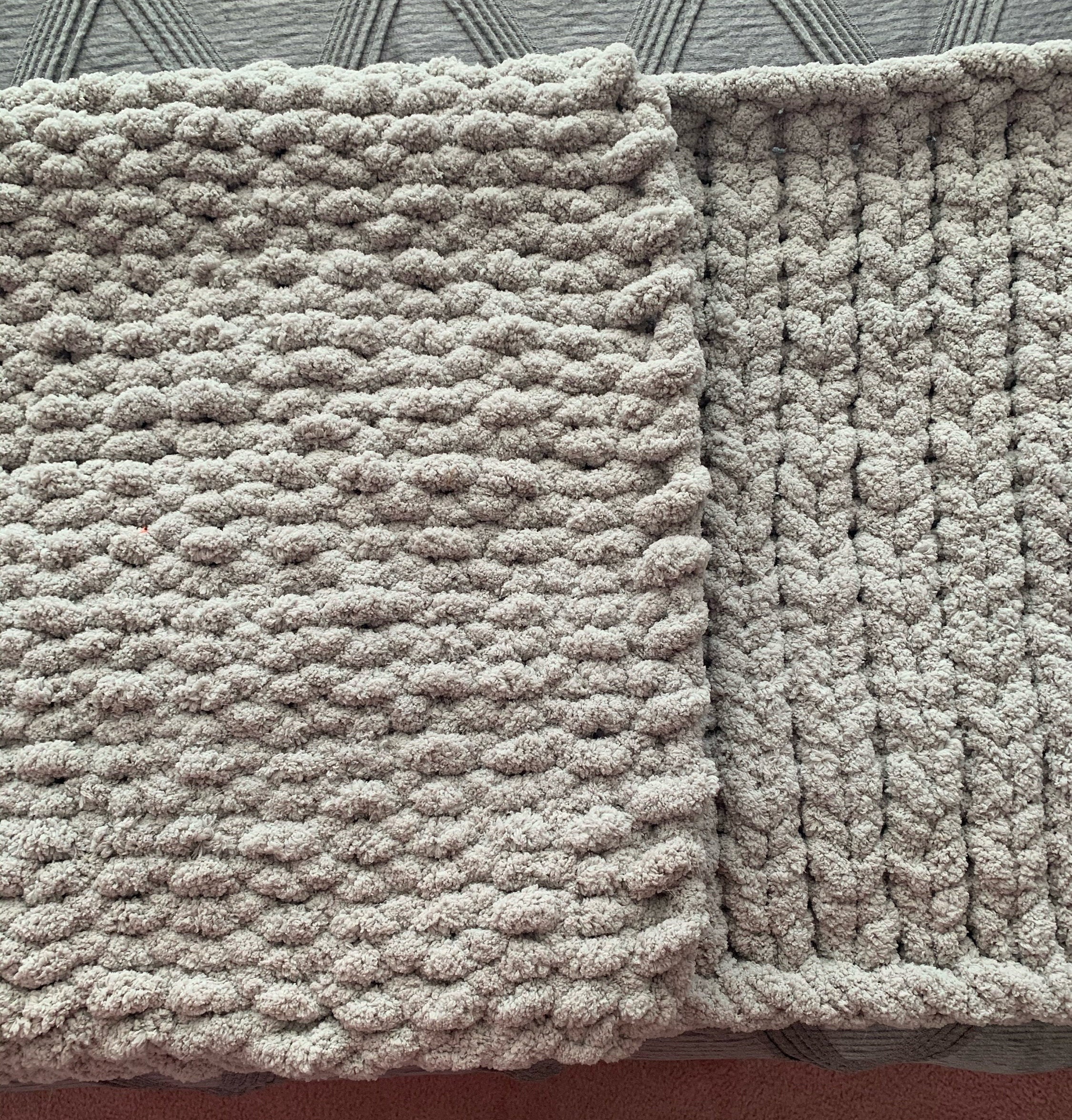 Chunky Knit Bed Runner/custom Chunky Hand-knit Bed | Etsy