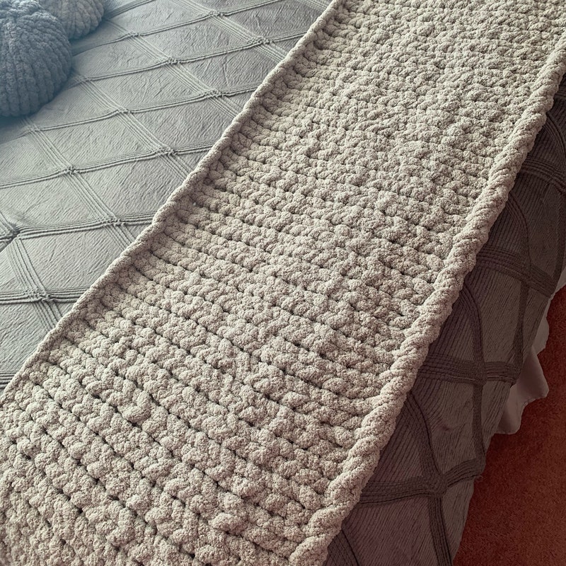 Bed Runner Knit - Etsy