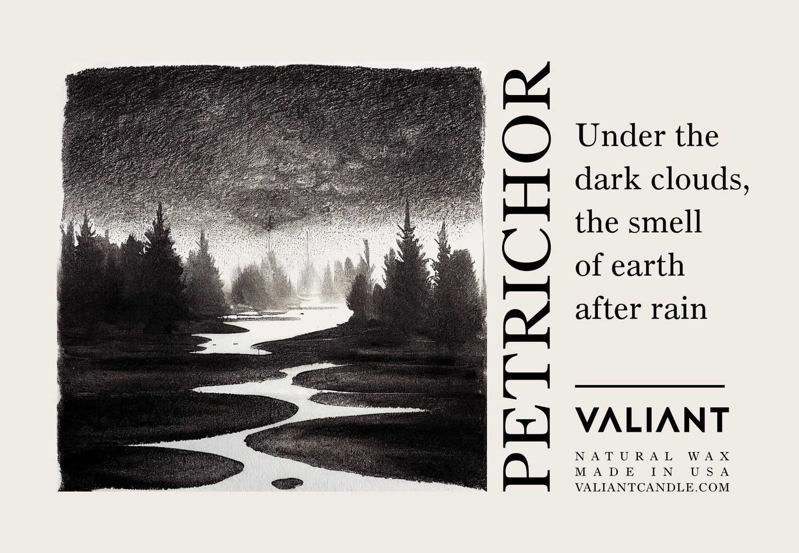 Petrichor the Smell of Earth After Rain Soy Wax Candle in - Etsy