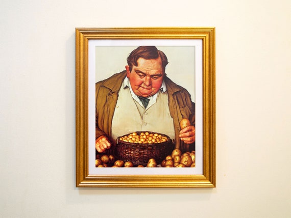 Portrait of F. Nephi Grigg Inventor of the Tater Tot - Etsy