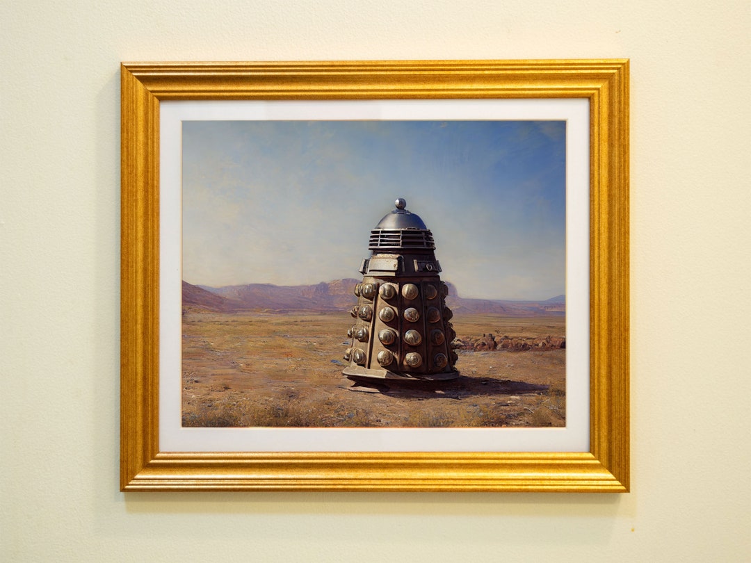 Dalek in Utah | Doctor Who Art Print | Painting by Kevin L. Owens - Etsy