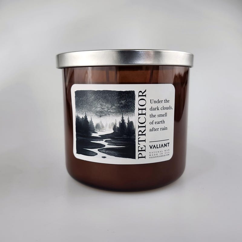 Petrichor and Earth Candle - Etsy