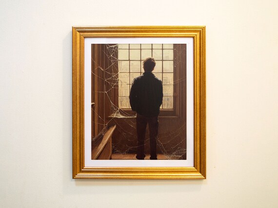 Peter Parker Looking Out the Window Marvel Spider Man Art - Etsy