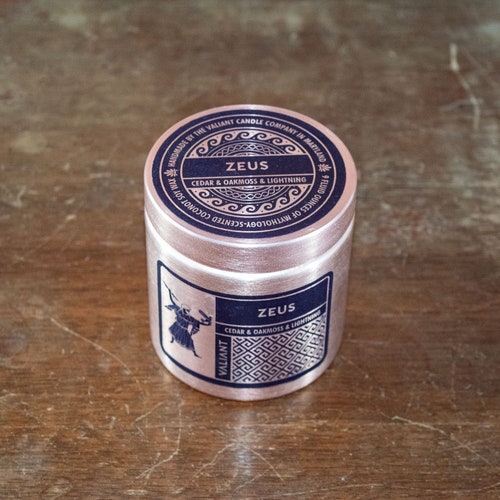Ares Candle Greek Mythology Coconut Soy Wax Candle With - Etsy