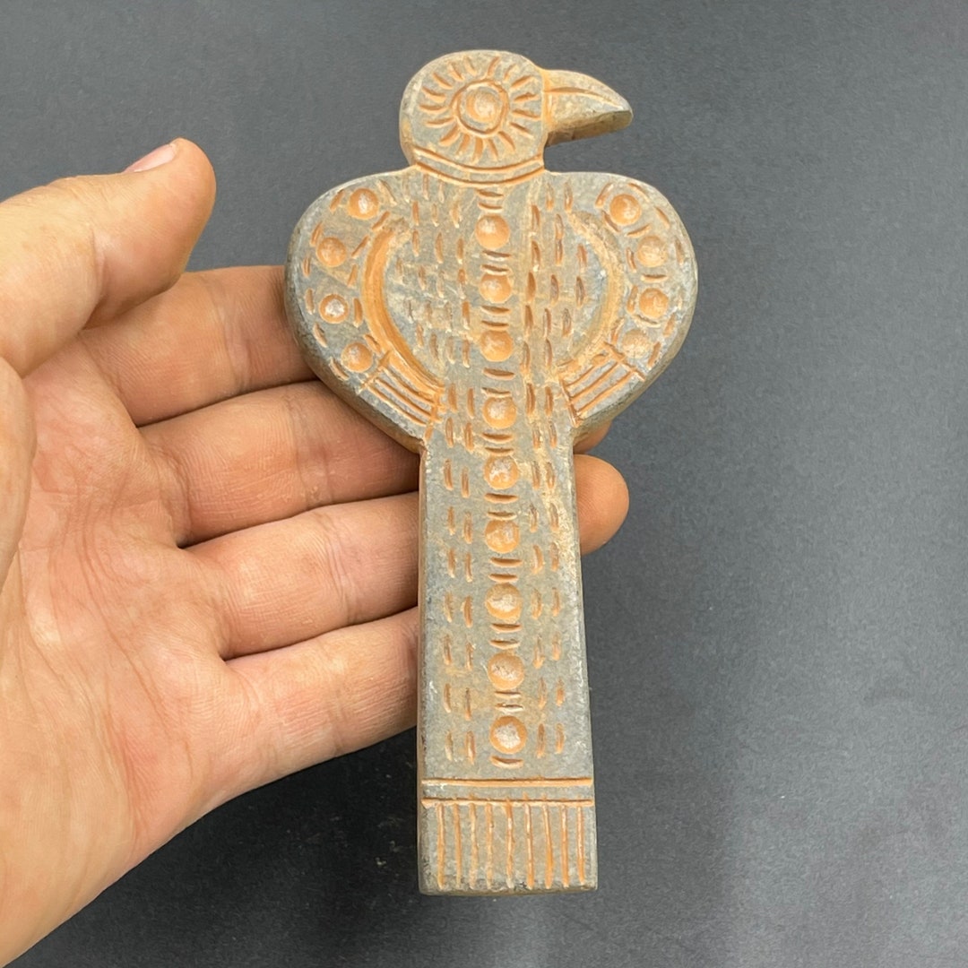 Ancient Near Eastern Impressive Large Bactrian Chlorite Stone Carving ...