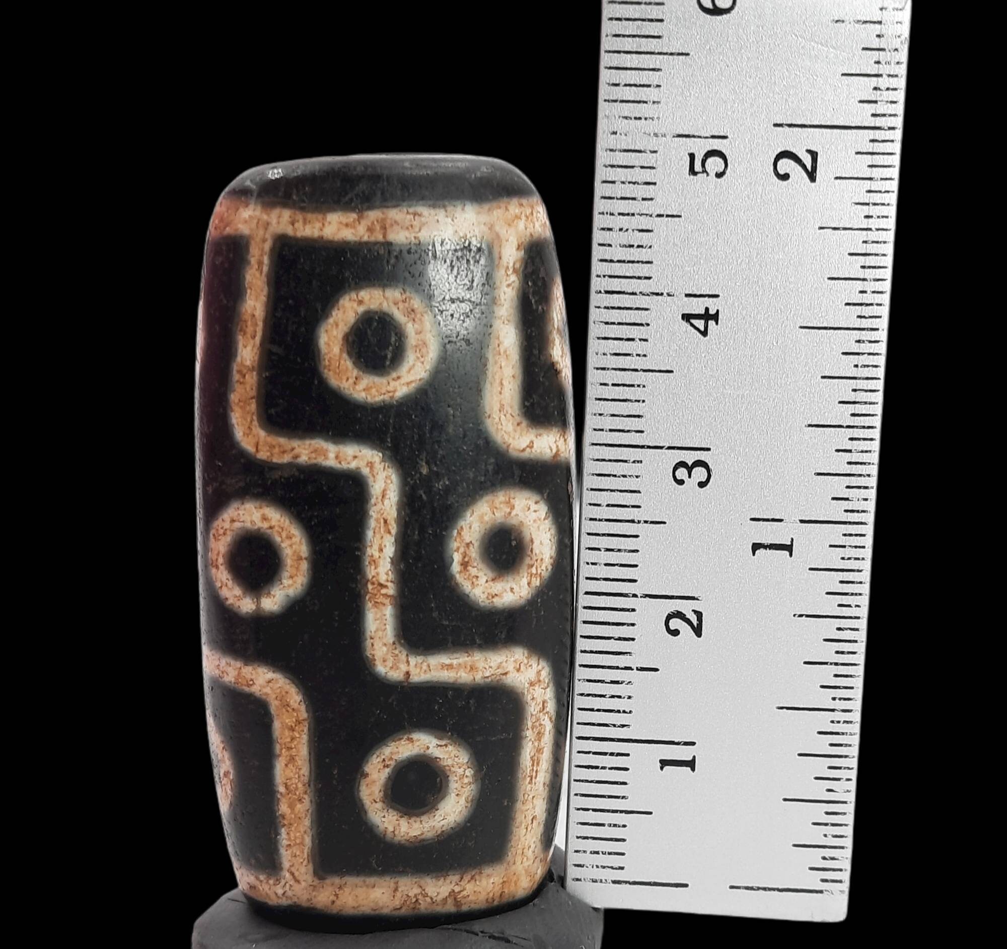 Lovely Old Ancient Tibetan 12 Eyes Agate Chung Dzi Bead Amulet | Etsy