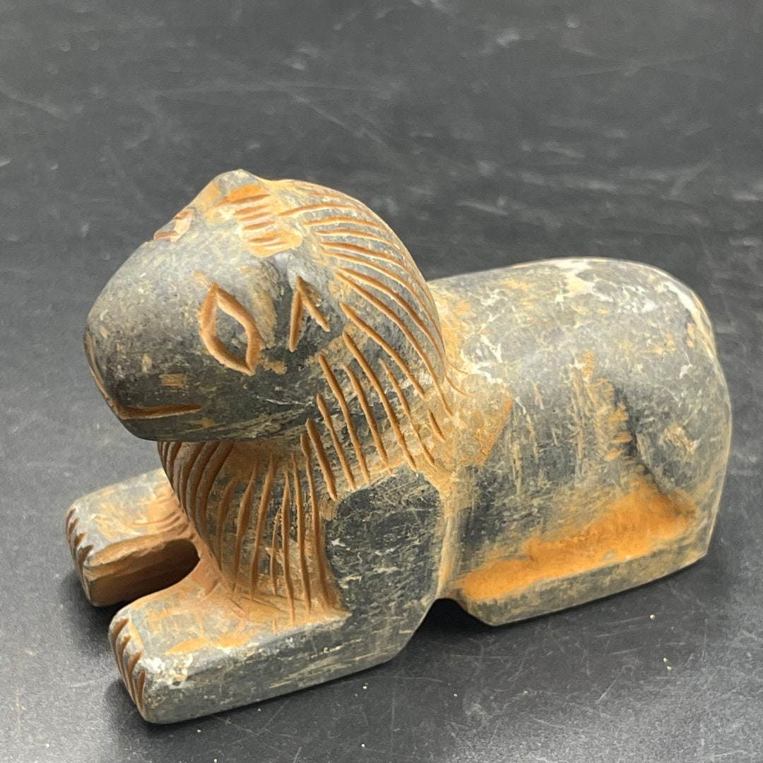 Unique Ancient Greco Bactrian Stone Carving Animal Figurine Statue - Etsy