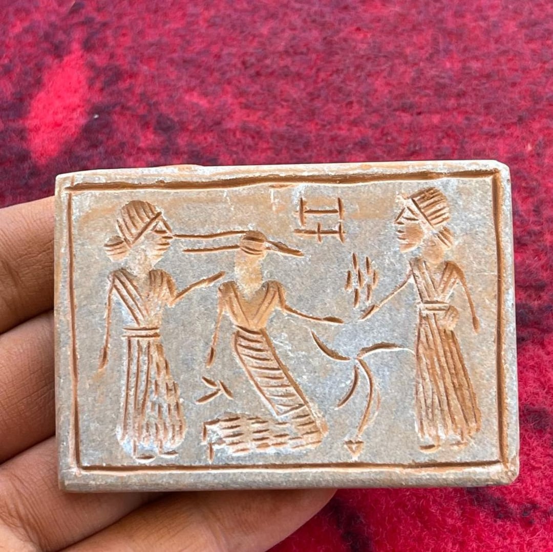 Unique Ancient Middle Eastern Sumerian Stone Engraved Tablet - Etsy