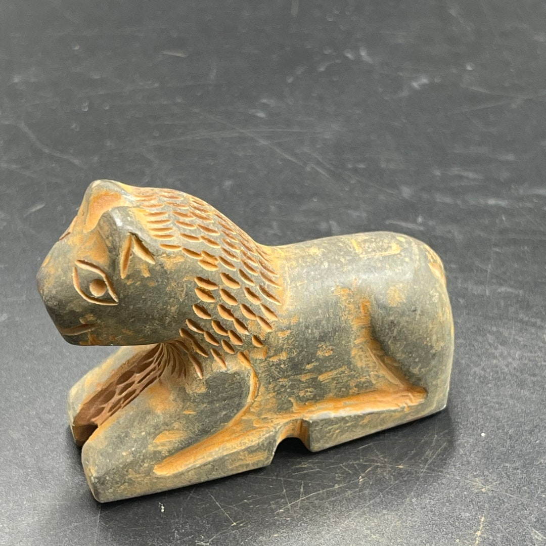 Unique Ancient Greco Bactrian Stone Carving Animal Figurine Statue - Etsy