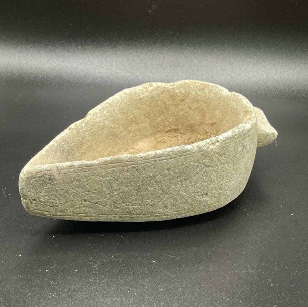 Unique Ancient Near Eastern Chlorite Stone Carved Vessel Very | Etsy
