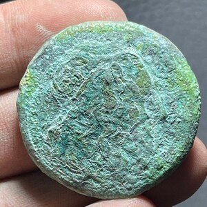 Unique Ancient Roman King Face Intaglio Wonderful Rare Coin With Patina ...