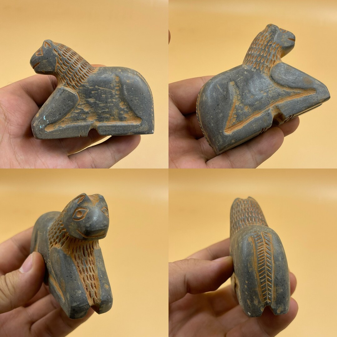 Unique Ancient Near Eastern Old Stone Carving Wild Animal Statue - Etsy