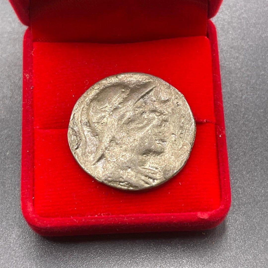 Very Unique Ancient Bronze Bactrian Tetradrachm Rare Coin - Etsy