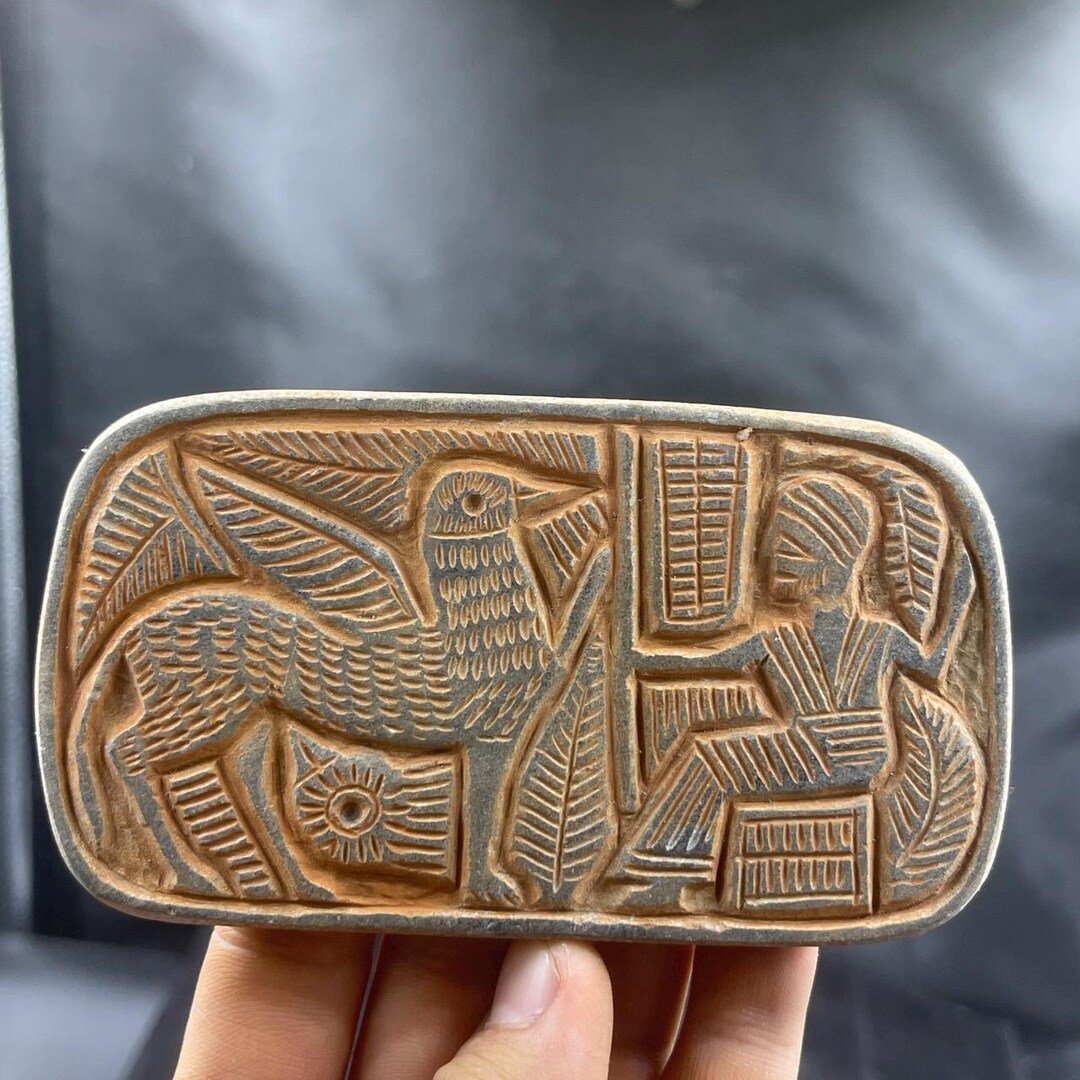 Ancient Near Eastern Stone Tablet: Mythical Beast and King - Etsy