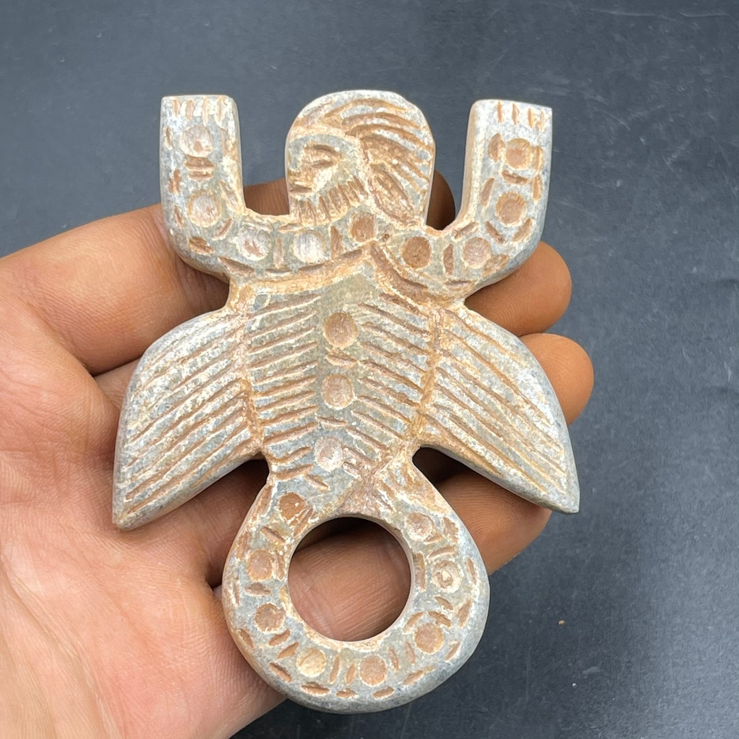 Extremely Rare Large Ancient Jiroft Civilization Cholorite Stone Figure ...