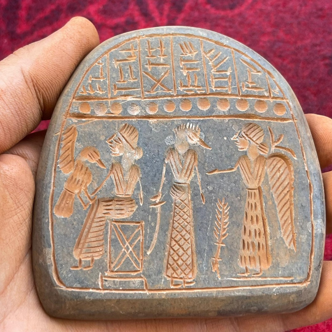 Unique Ancient Near Eastern Sumerian Stone Kings Inscription Engraving ...