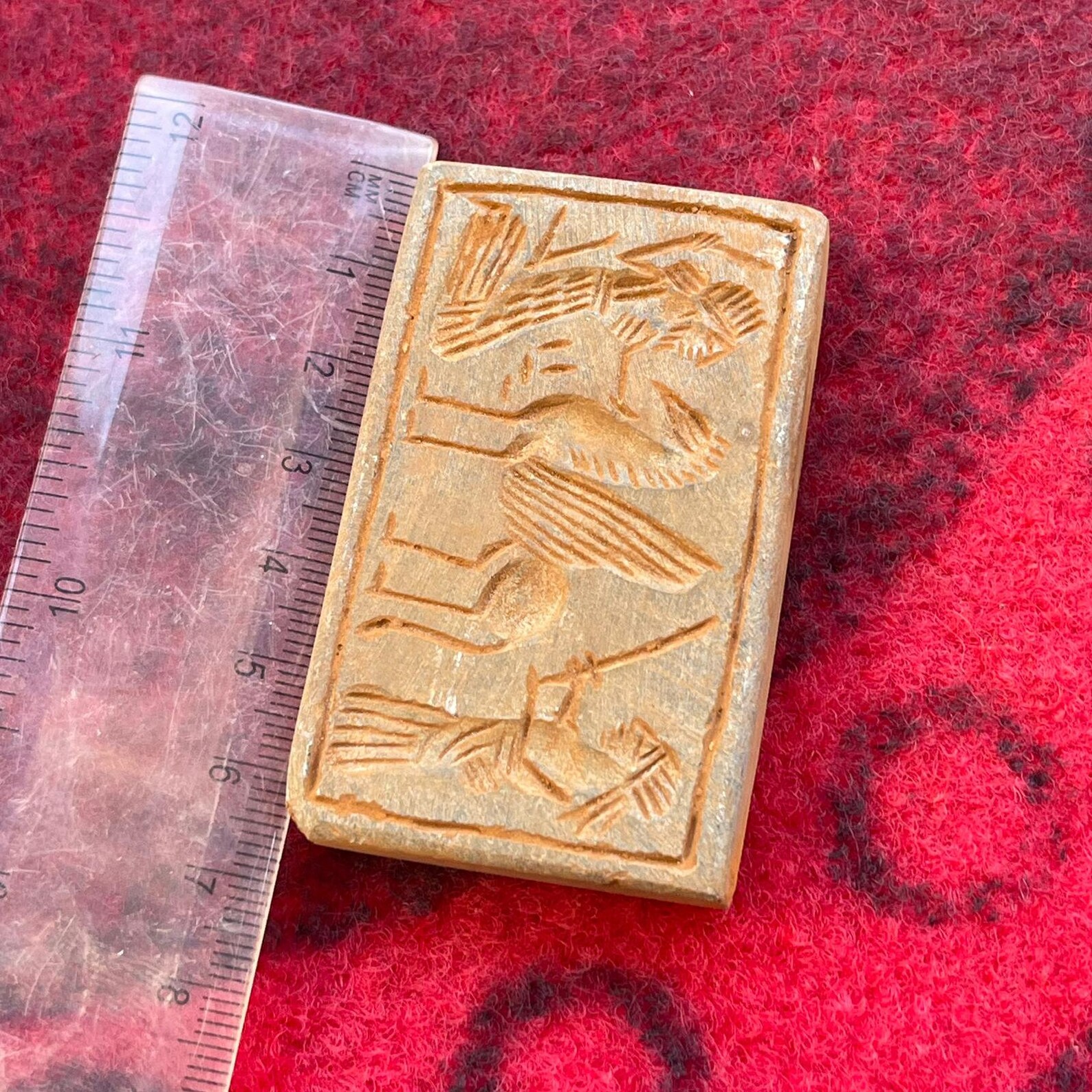 Unique Ancient Near Eastern Sumerian Stone Warriors Engraving Tile ...