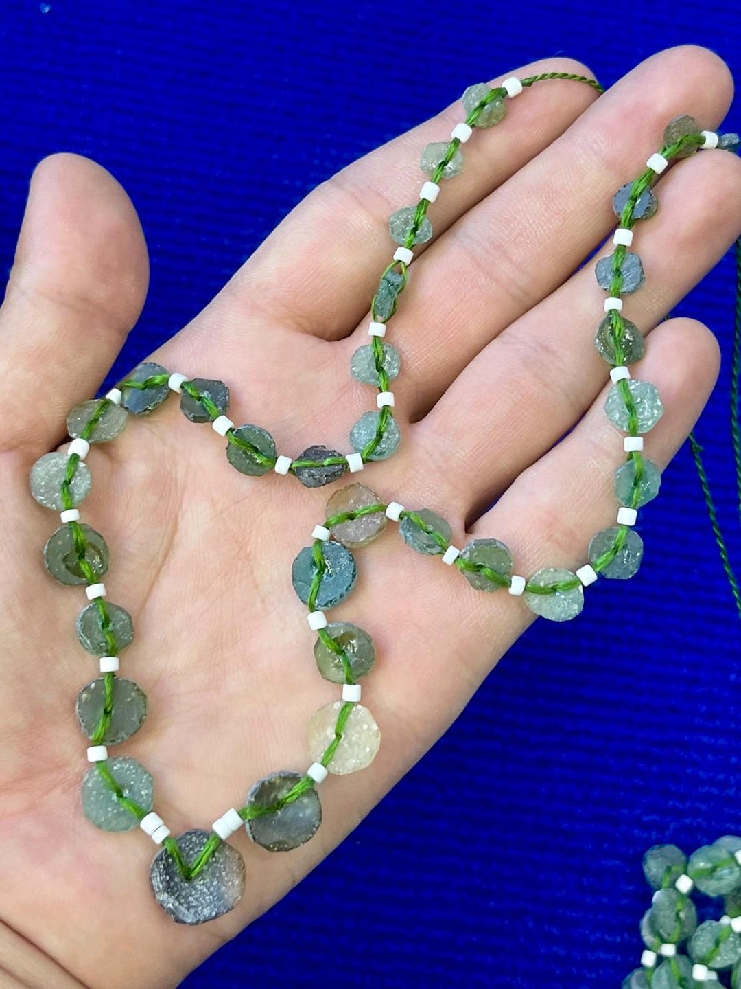 Very Rare 1 Strand Ancient Roman Glass Beads Strand for Jewelry Making ...