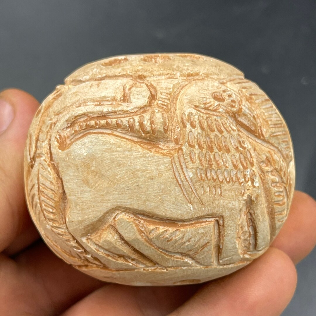 A Historical Sumerian Civilization Near Eastern Stone Ball Big Bead ...