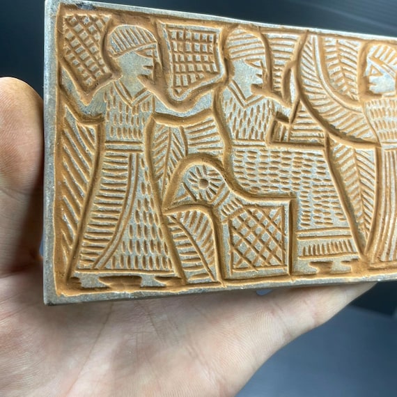 Very unique Ancient Sumerian Stone Kings Engraving Ta… - Gem