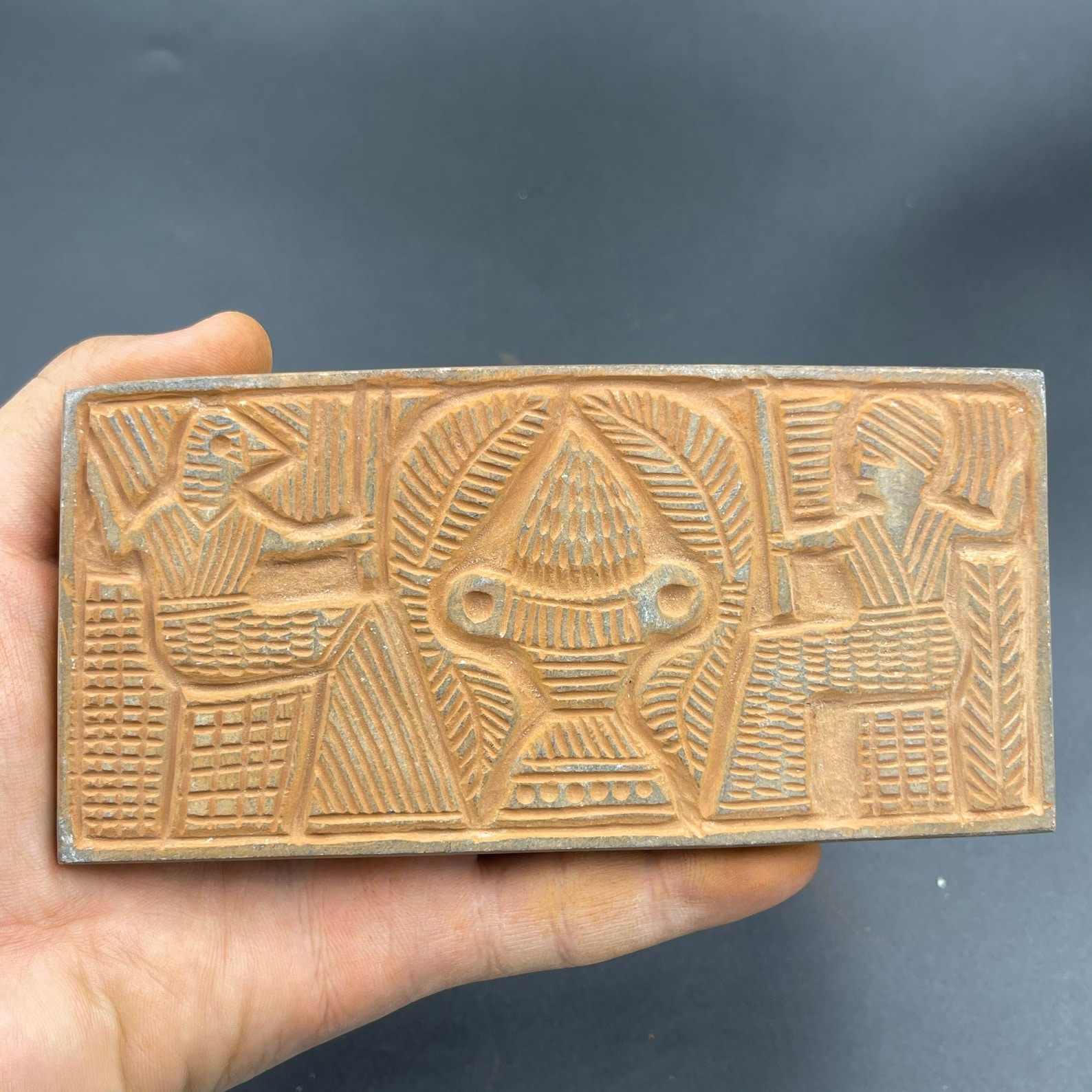 Ancient Near Eastern Stone Carving Historical Antique Intaglio Big ...
