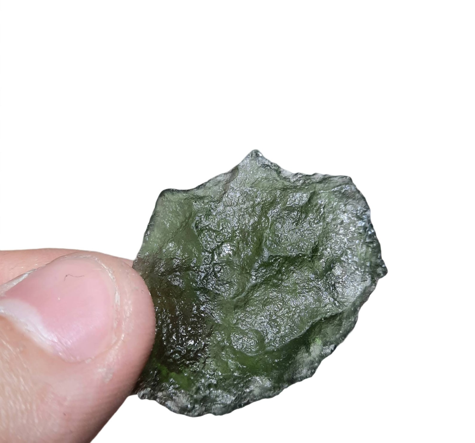 1 Large Piece Natural Certified Moldavite Crystal / Genuine | Etsy