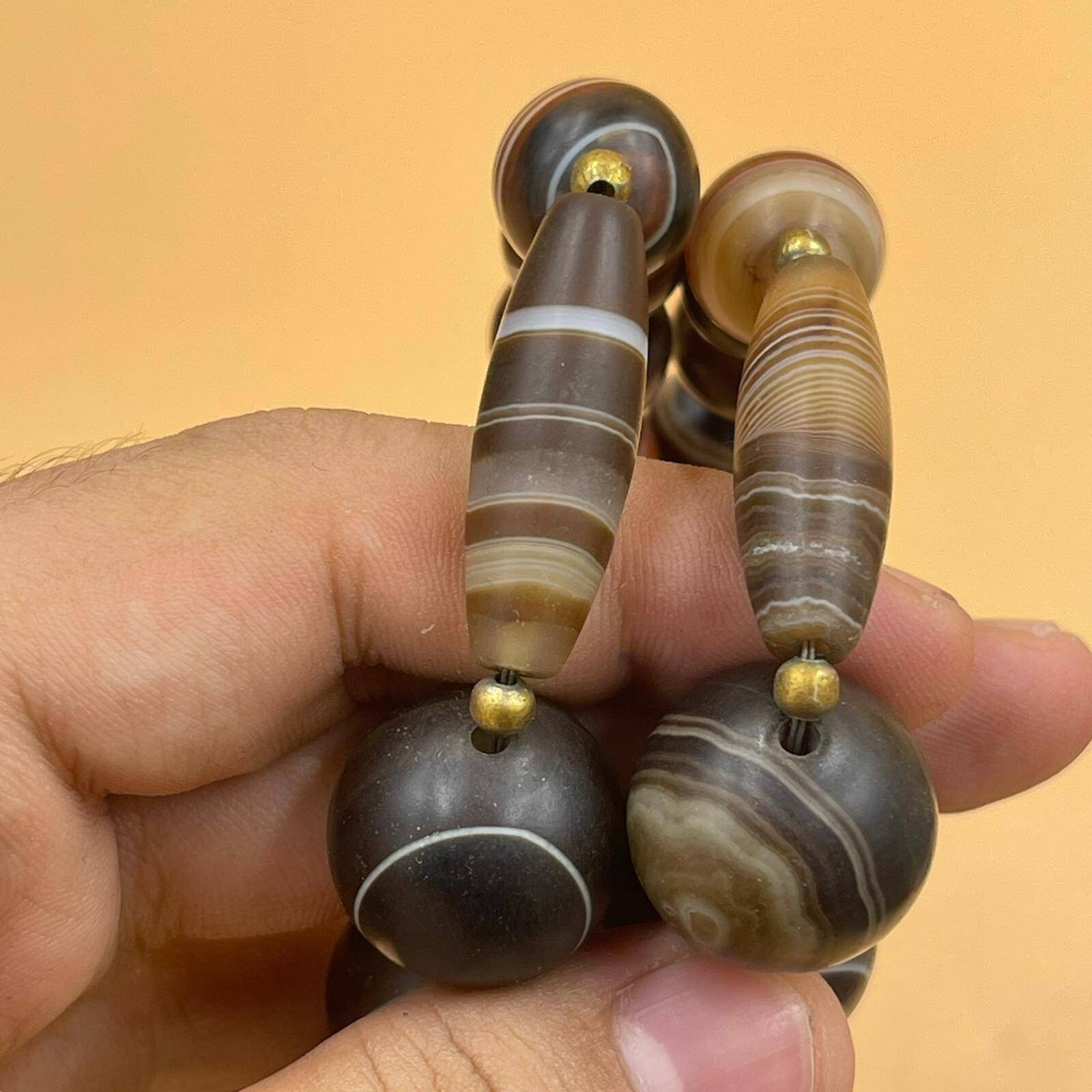 Authentic Antique Old Suleimani Haqiq Stone Ancient Eye Banded - Etsy UK