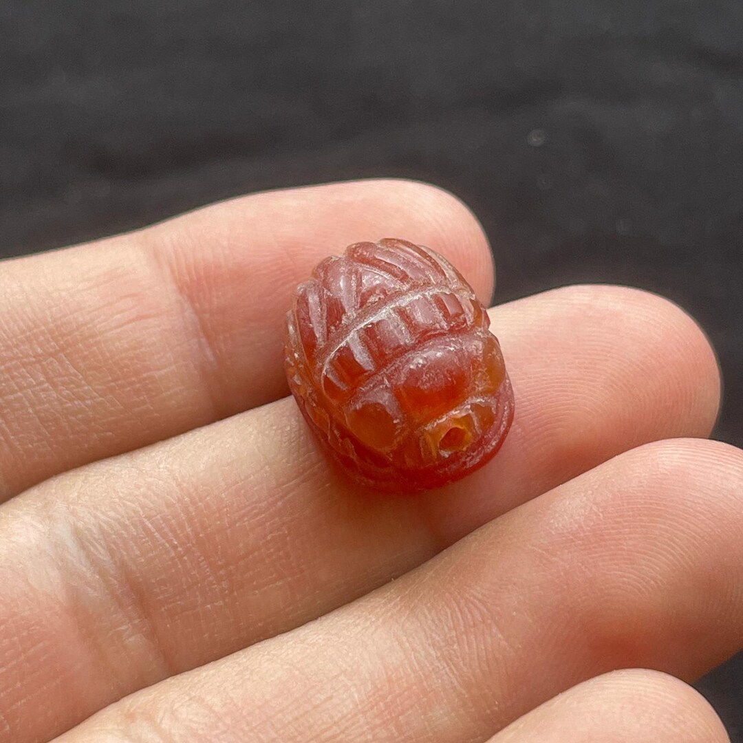 Extremely Rare Ancient Carnelian Egyptian Baby Scarab Amulet Intaglio ...