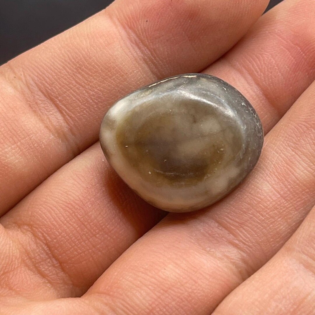 Antique Himalayan Ancient Tibetan Goat Eye Banded Sulumani Protection ...