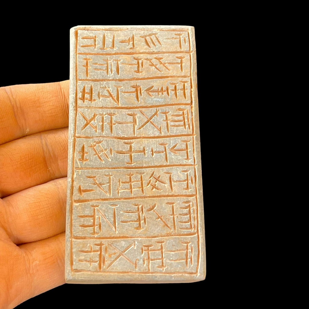 Unique Ancient Near Eastern Old Stone Tablet With Inscription - Etsy