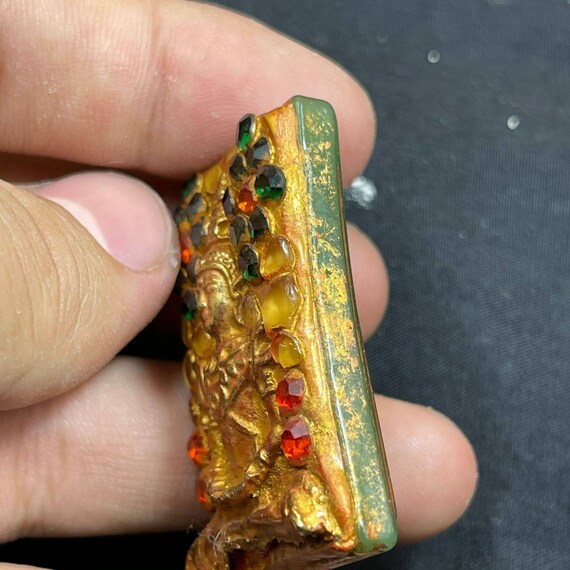 Antique Green Jade Thai Amulet Powerful Somdej LP Tog… - Gem