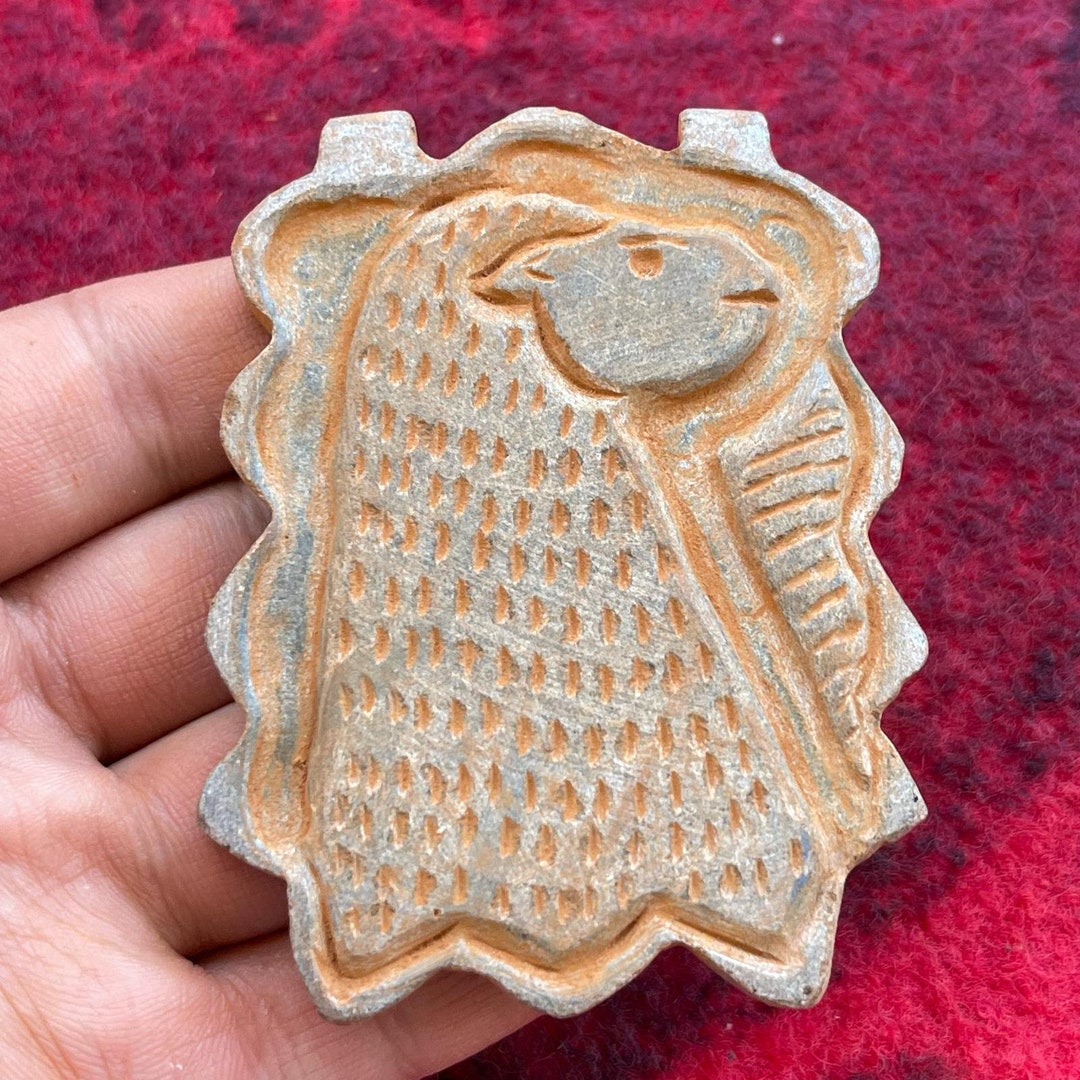 Unique Ancient Stone Animal Intaglio Carved Pendant Tile - Etsy