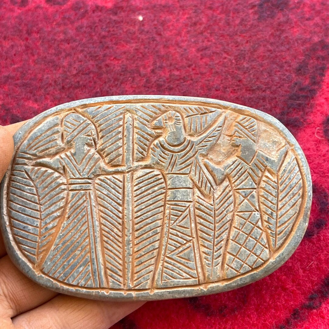 Ancient Near Eastern Sumerian Stone Kings Beast Engraved Civilization ...