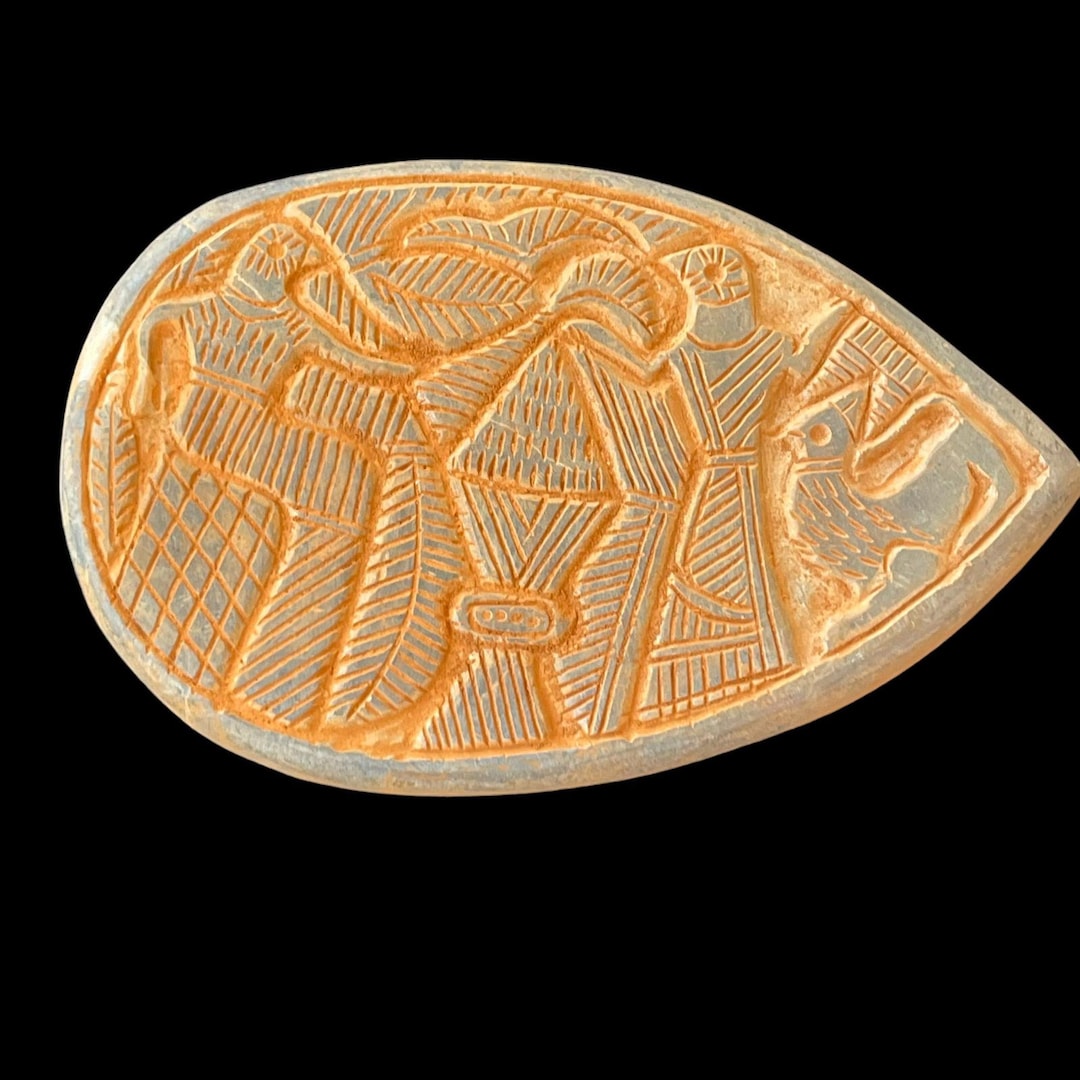 Unique Ancient Near Eastern Stone Beast Depicting Tile Tablet - Etsy