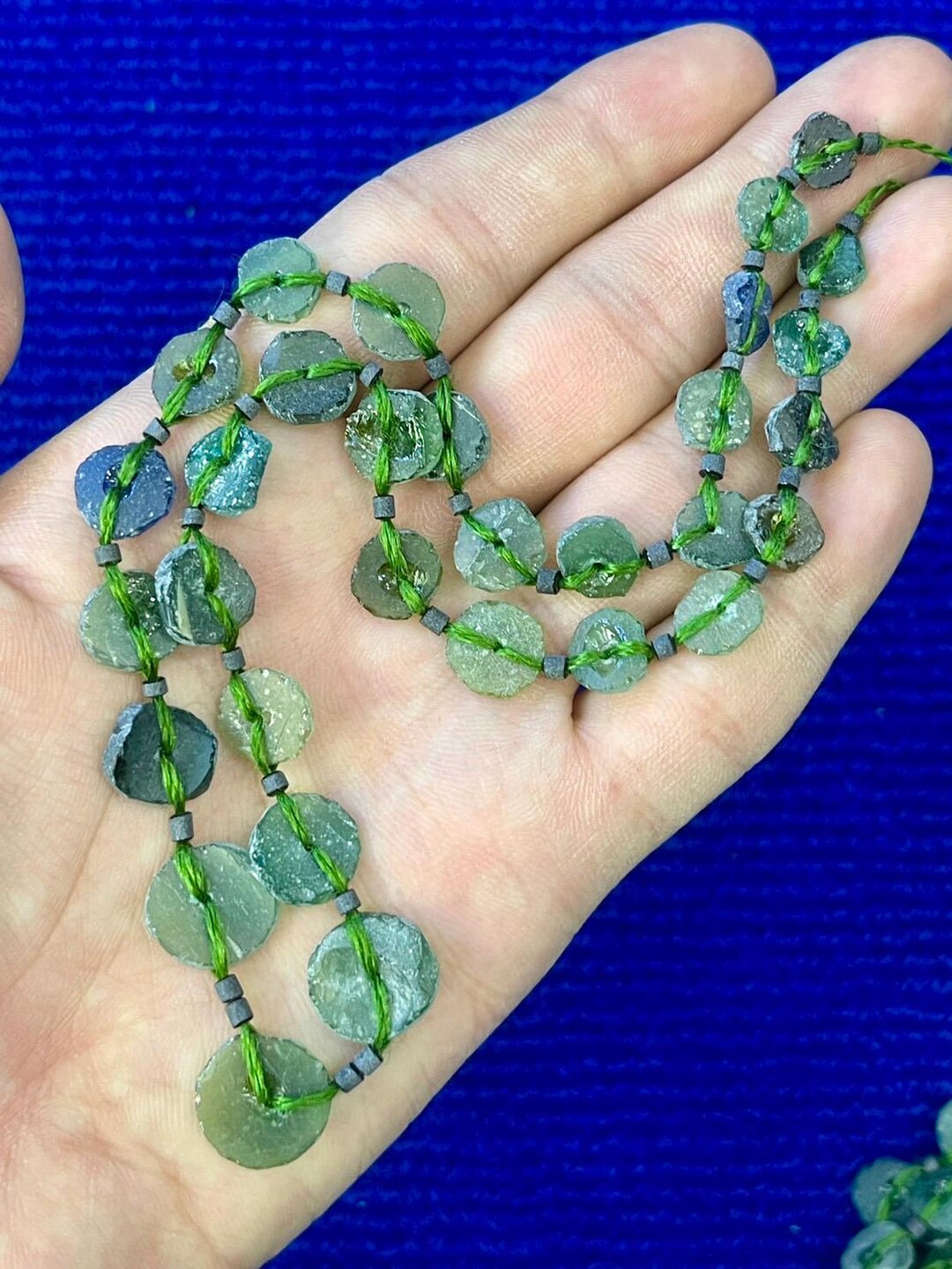 Afghanistan 1 Strand Ancient Roman Glass Beads Strand for Jewelry ...