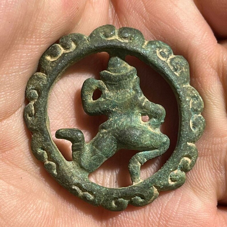 Ancient Roman Bronze Casket Mount Depicting Dancing Figure - Etsy