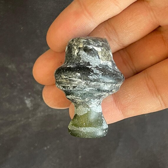 Unique Old Ancient Roman irdescent Blue glass bottle … - Gem