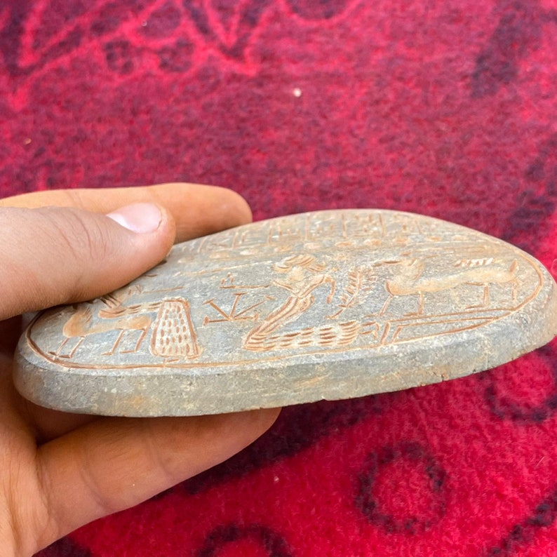 Ancient Near Eastern Sumerian Stone Kings Animals Inscription Tile ...