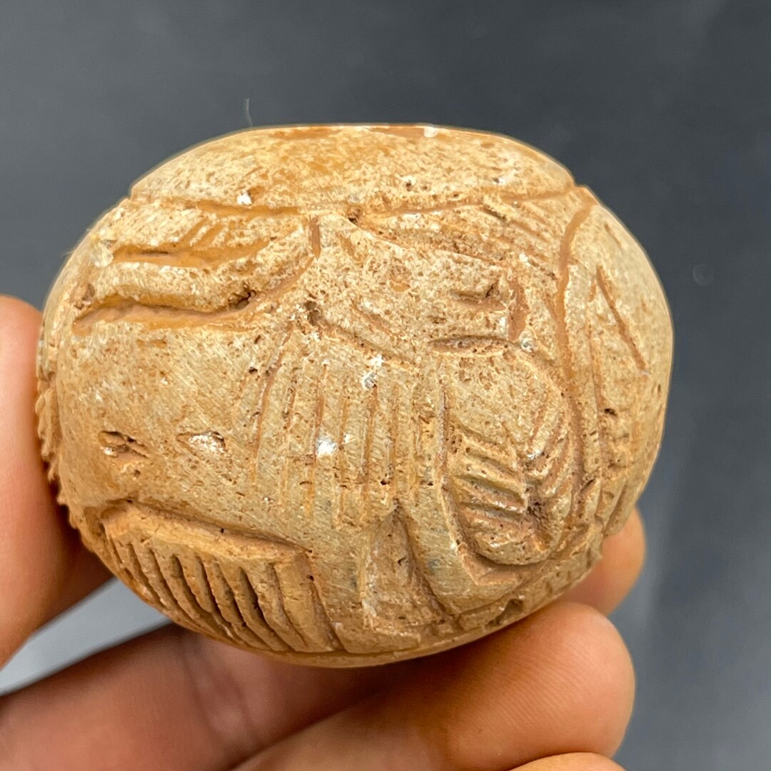 Very Rare Ancient Sumerian Civilization Near Eastern Stone Ball Big ...