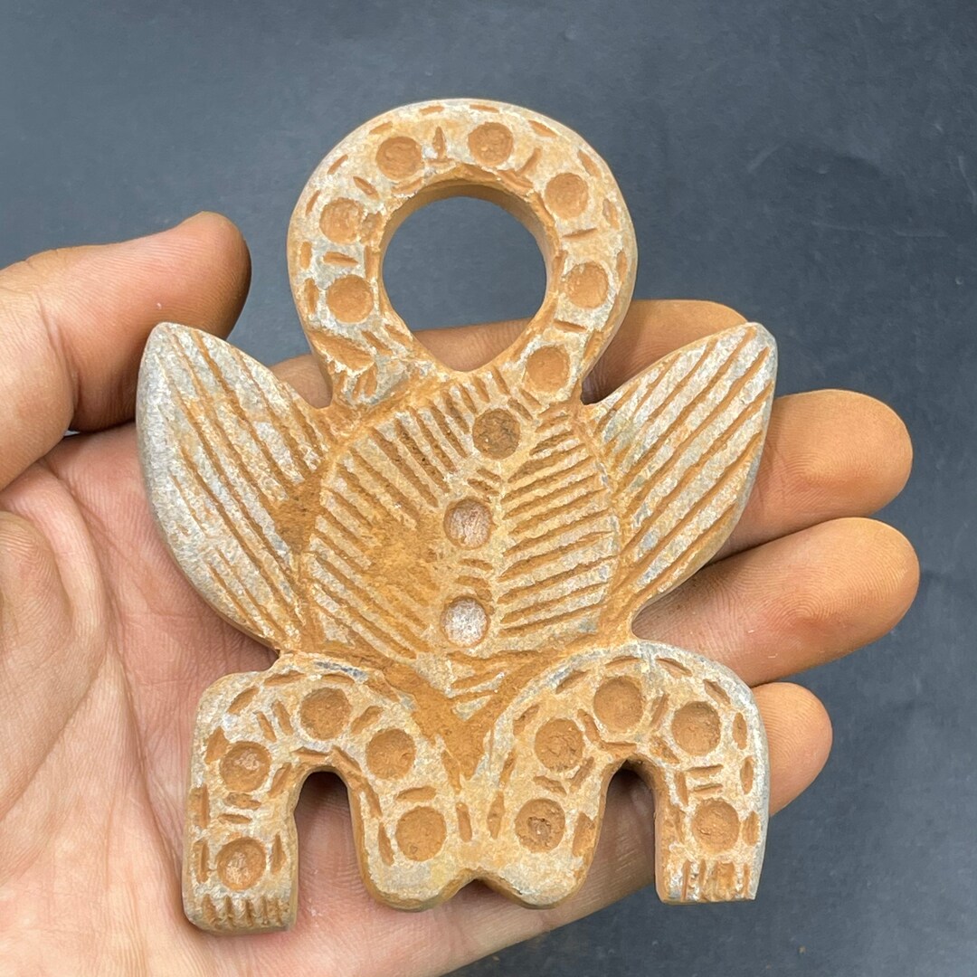 Wonderfulancient Jiroft Civilization Cholorite Stone Figure of Mythical ...