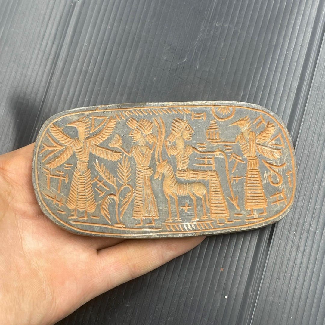 Ancient Near Eastern Antique Stone Sumerian Mesopotamia Civilization ...