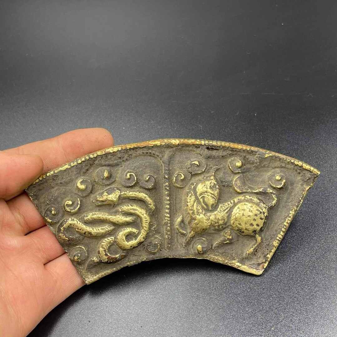 Extremely Rare Ancient Near Eastern Hand Beaten Old Bronze Snake and ...