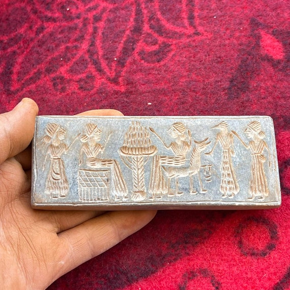 Unique Ancient Near Eastern Sumerian stone Kings Gath… - Gem