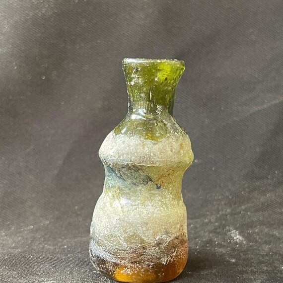 Unique Old Ancient Roman glass rare bottle with it's … - Gem
