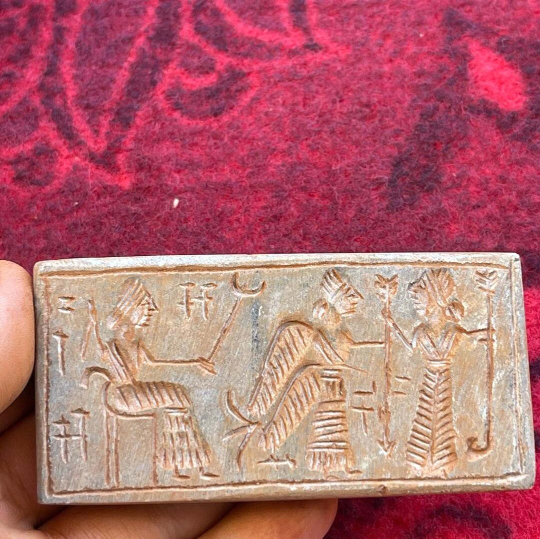 Unique Ancient Middle Eastern Stone Kings Engraving Tablet - Etsy