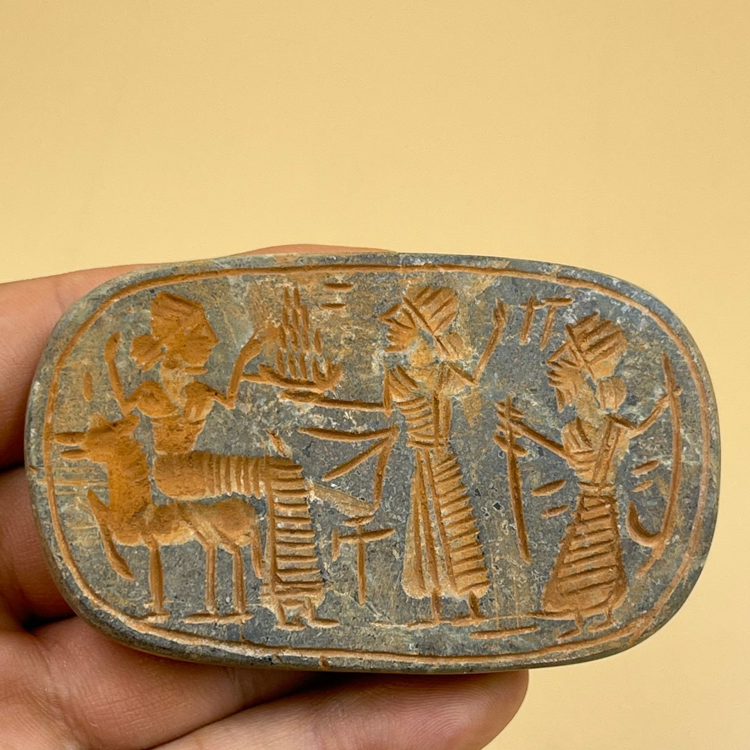 Ancient Near Eastern Antique Stone Sumerian Mesopotamia Civilization ...