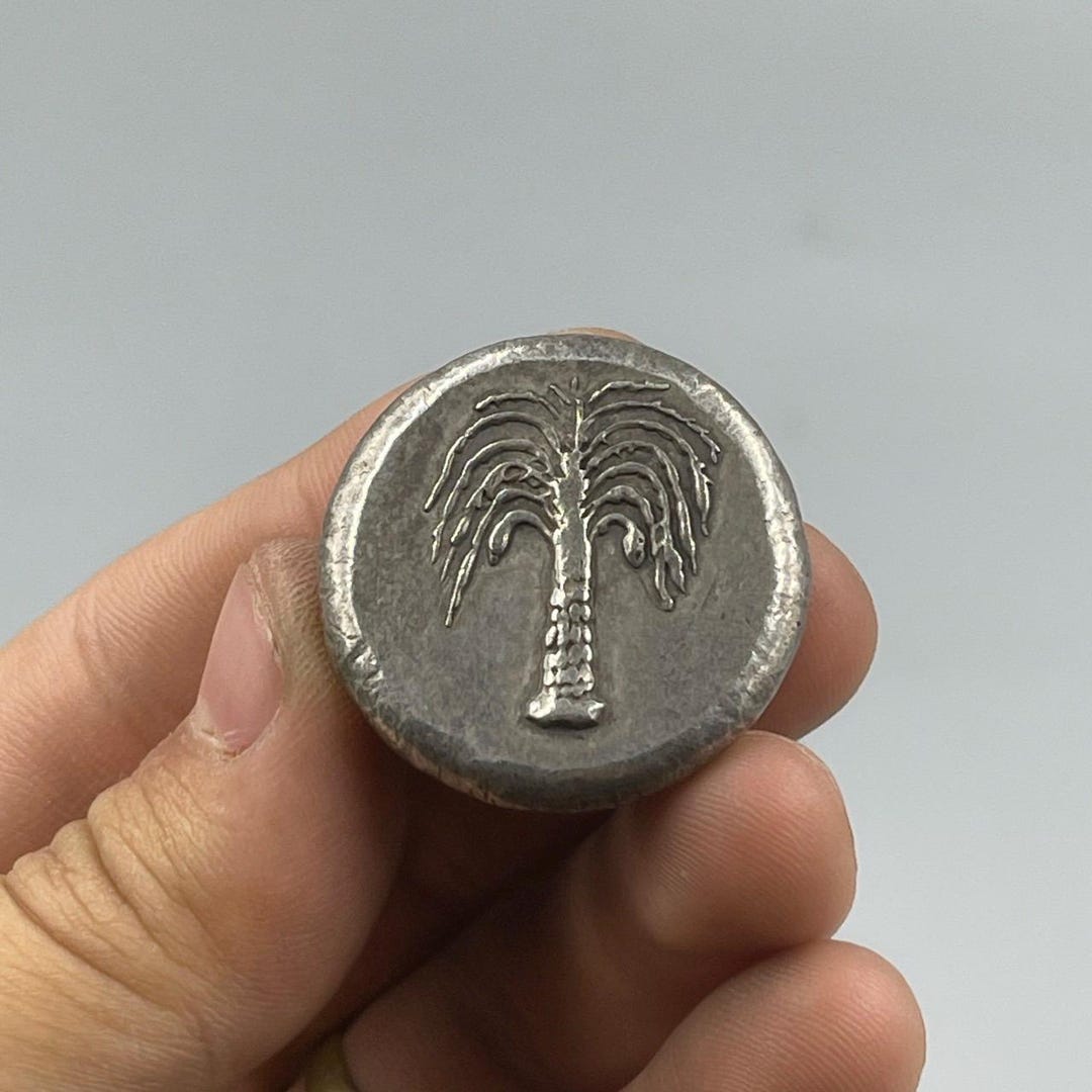 Unique Ancient Greek Empire Solid Bronze Coin in Good Condition - Etsy