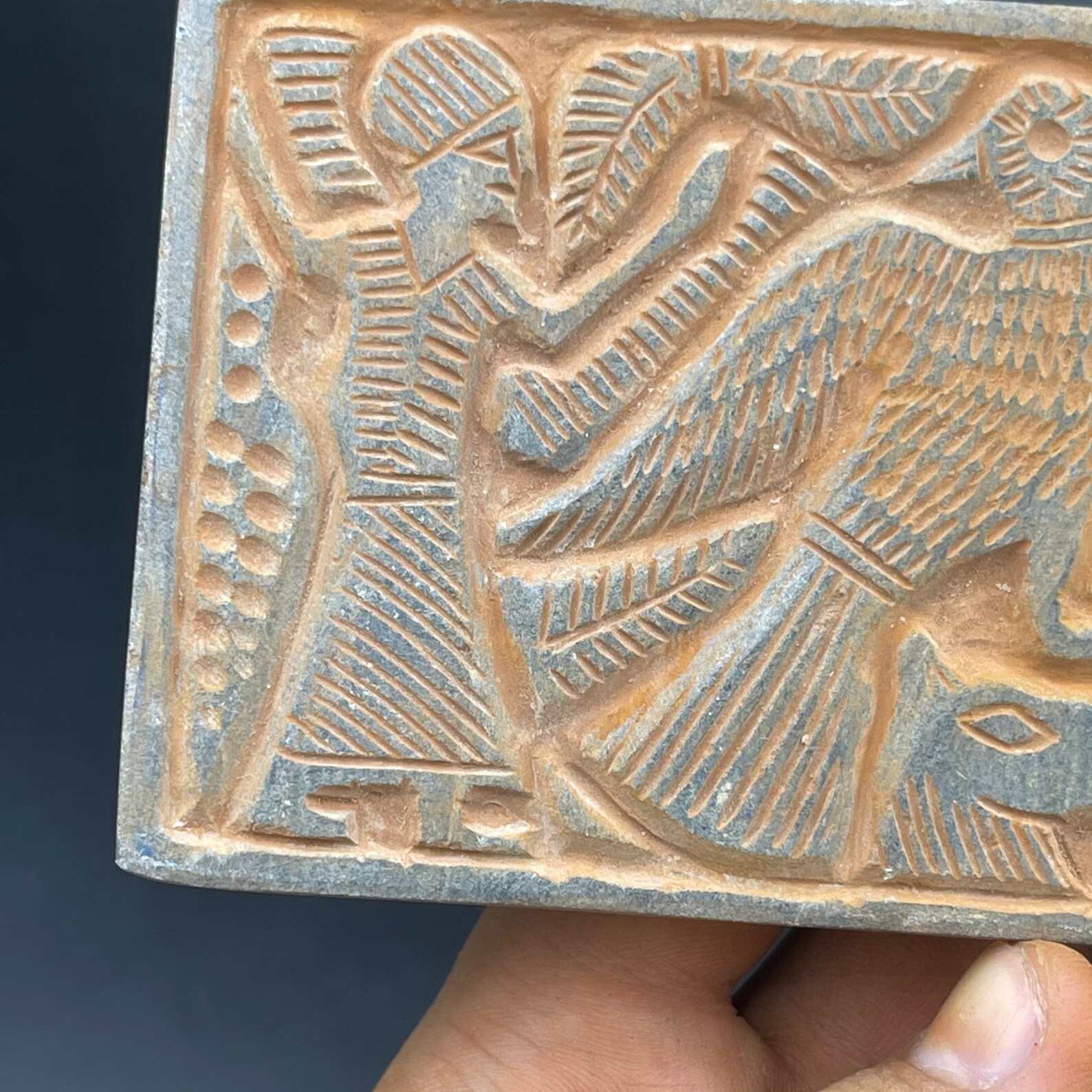 Unique Ancient Near Eastern Civilization Mesopotamia Old Stone Carving ...