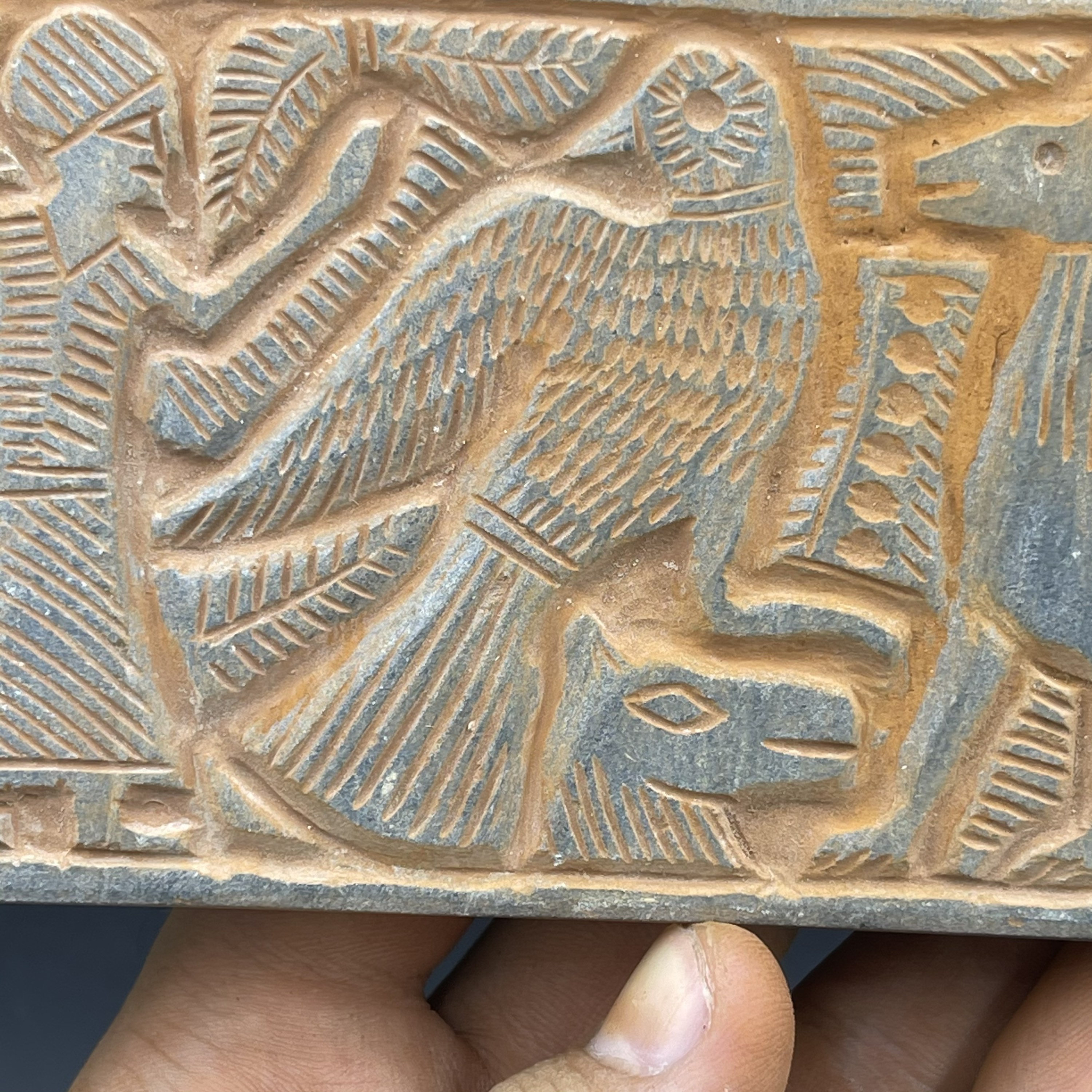 Unique Ancient Near Eastern Civilization Mesopotamia Old Stone Carving ...